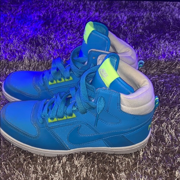 Nike | Shoes | Baby Blue High Top Nike | Poshmark